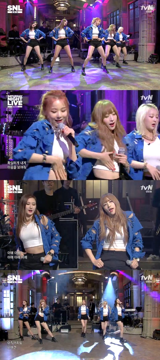 EXID, 'SNL 코리아'서 '19금' 댄스로 시선집중