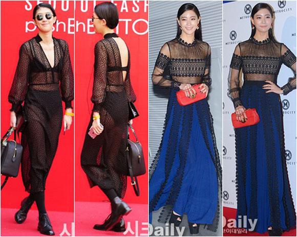 클라라 홍진경 노출 대가들의 ‘시스루룩의 진화’, ‘야’하지 않은 이유 (SFW 2016FW)